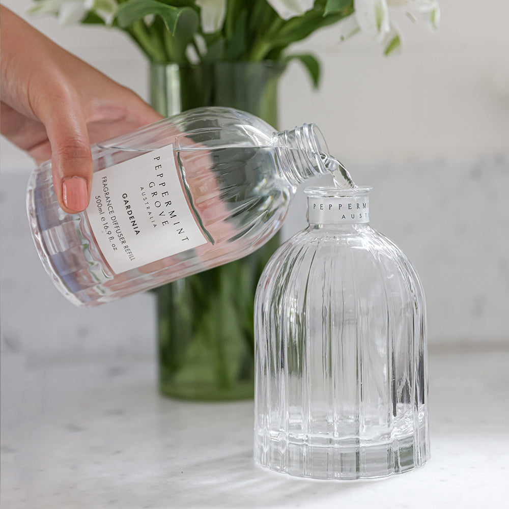Gardenia Diffuser Refill 500ml – Peppermint Grove NZ