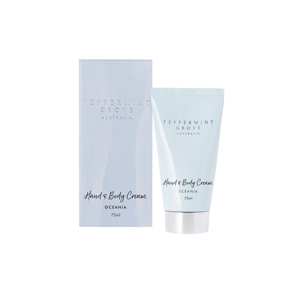 Oceania Hand & Body Cream Tube 75ml – Peppermint Grove NZ